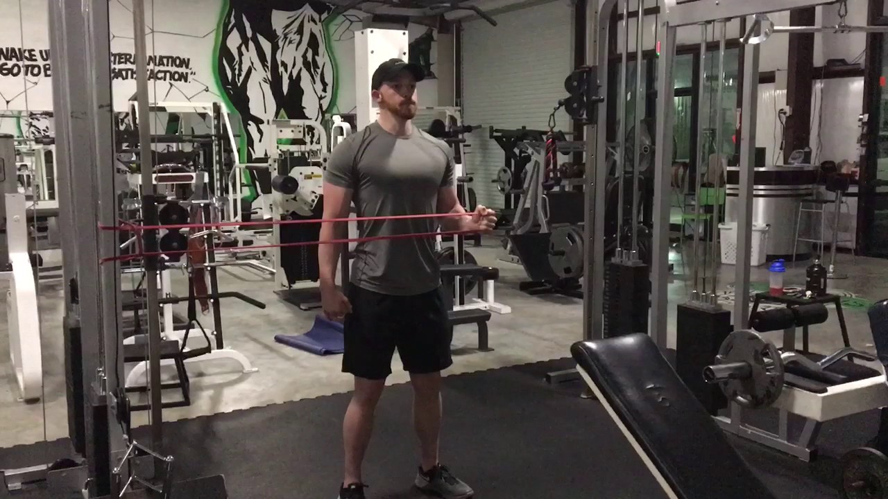 Band External Rotation - YouTube