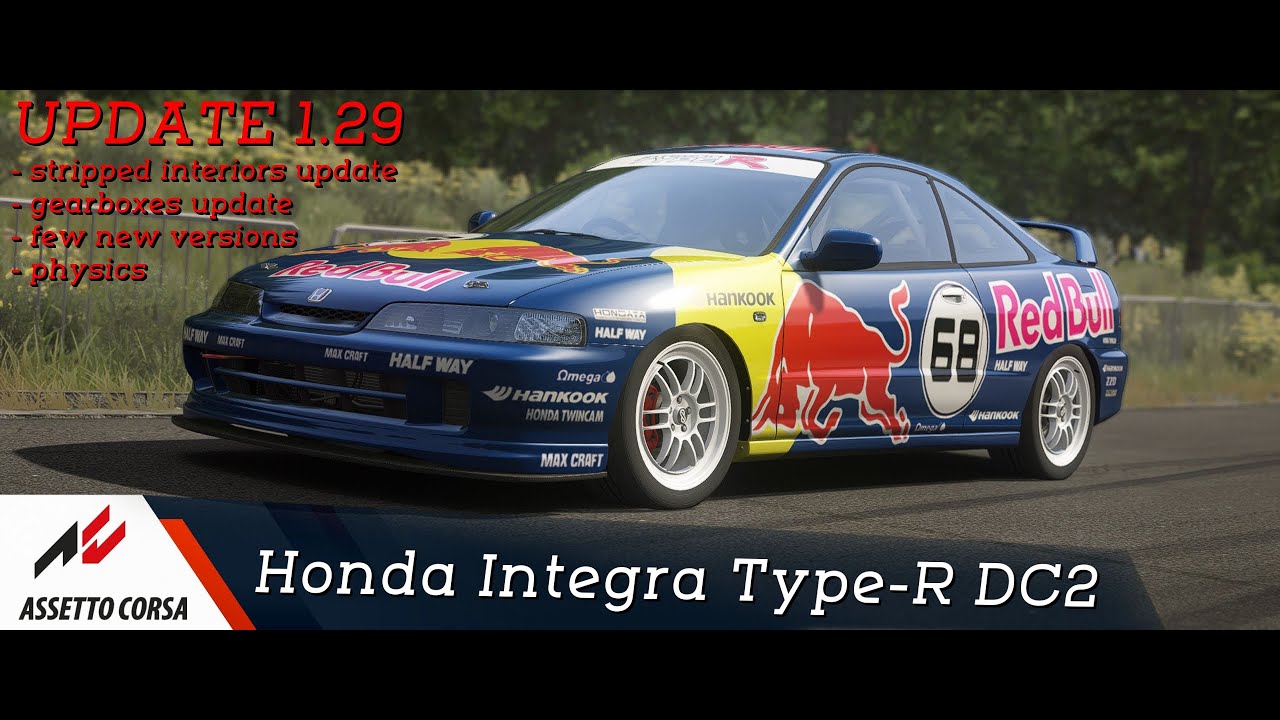 Assetto Corsa - Honda Integra DC2 Type-R UPDATE PACK V1.29 - YouTube