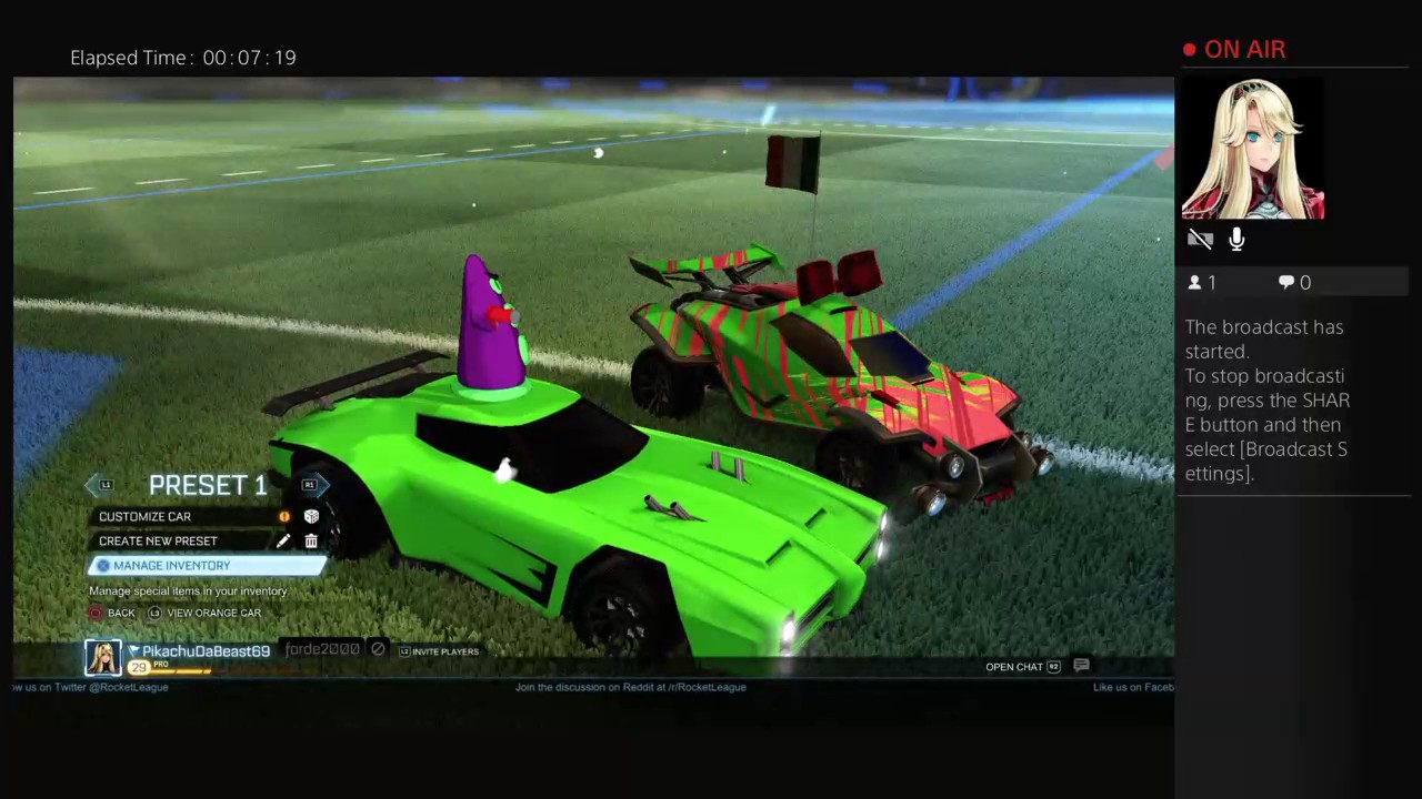 Rocket League! Trading Lobby PS4 - YouTube