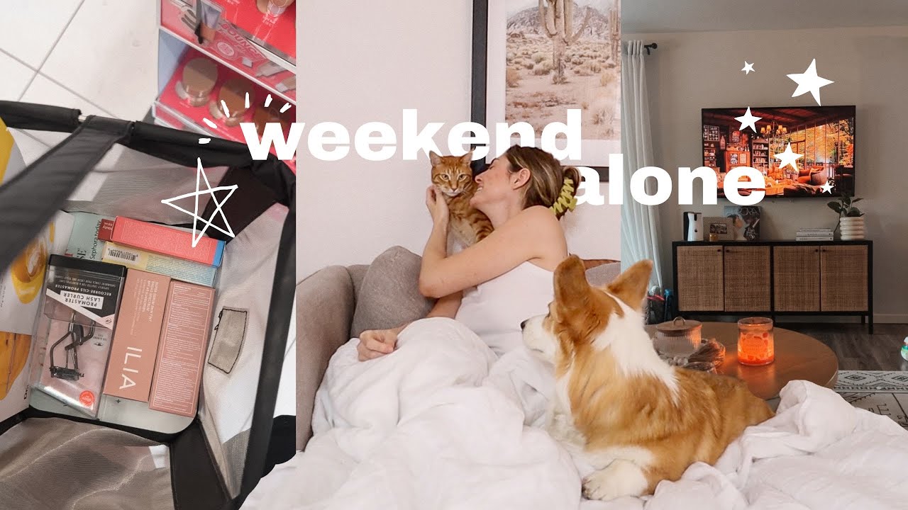 A cozy weekend alone in my life- back from my hiatus! - YouTube