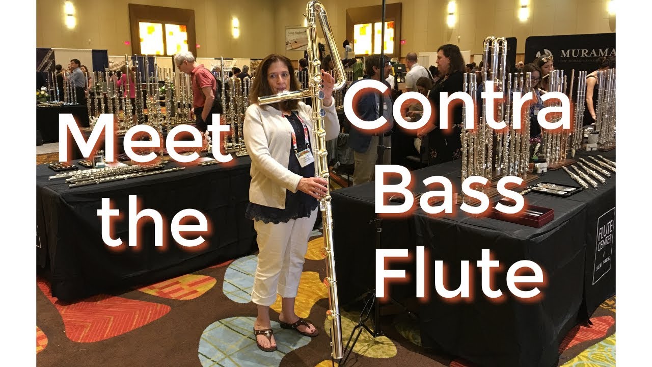 Meet the Contra Bass Flute at NFAflute2018 Orlando - YouTube