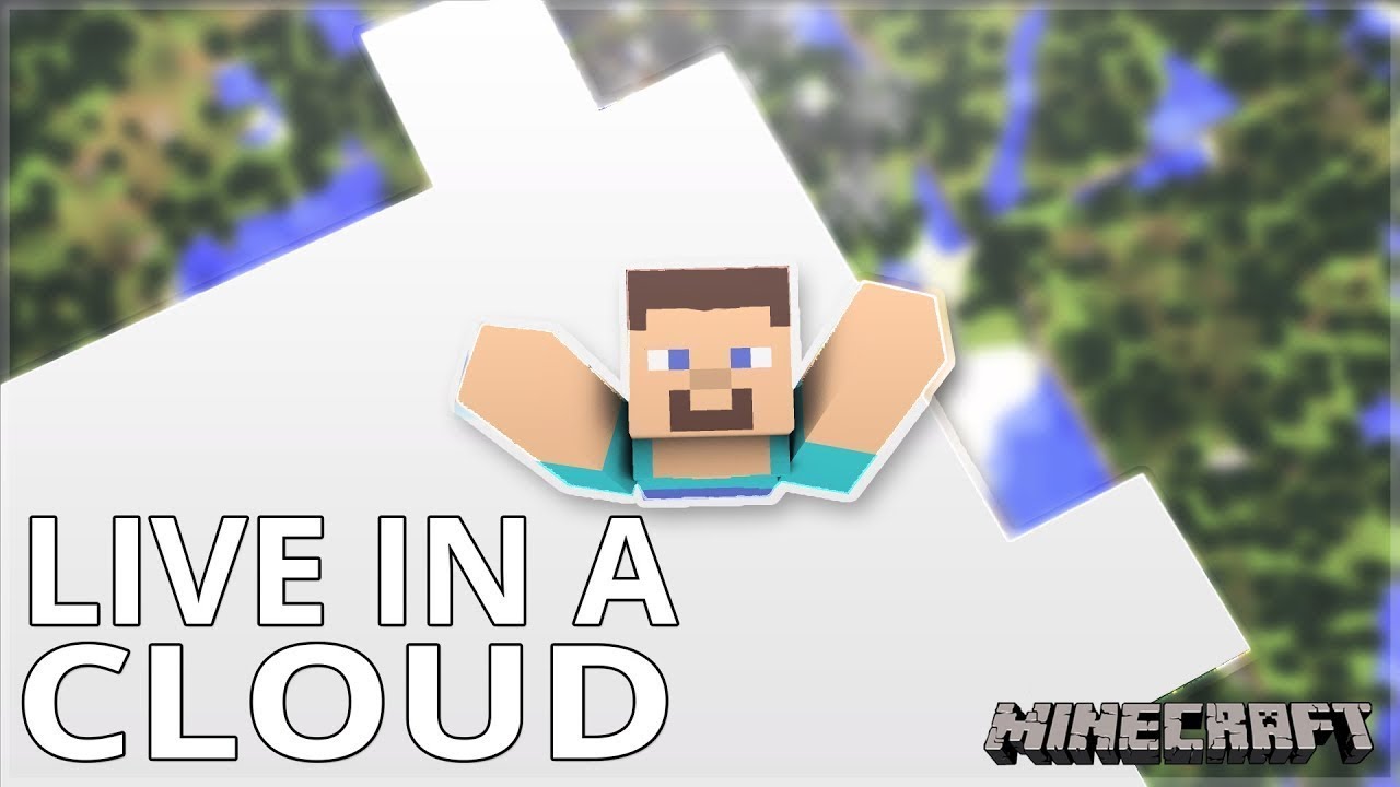 How To Live Inside a Cloud in Minecraft | HOW TO BUILD A HOUSE IN A ...