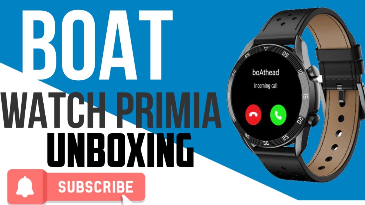 boAt Primia SmartWatch with Bluetooth Calling & AMOLED Display - YouTube