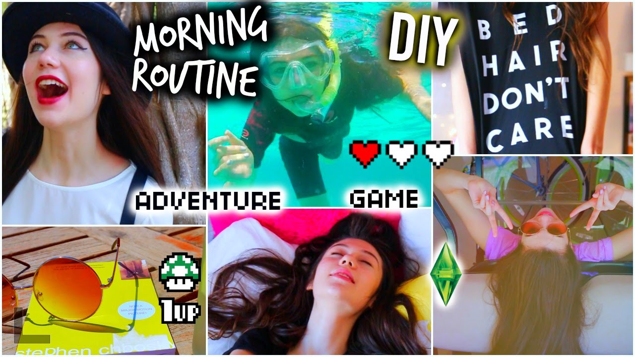DIY Morning Routine - MAKE AN ADVENTURE ☯ DAY IN MY LIFE - YouTube