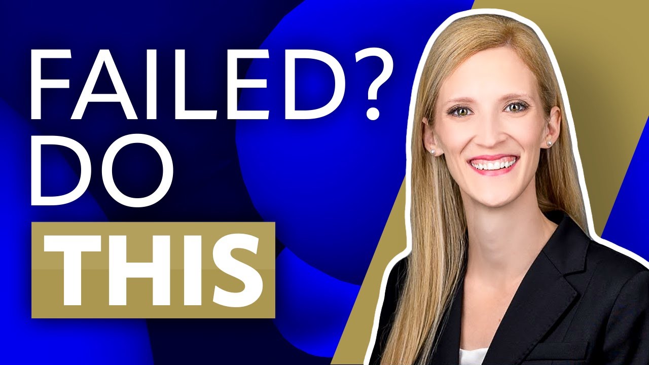 What to Do If You Failed the Bar Exam (The First Steps to Take) - YouTube