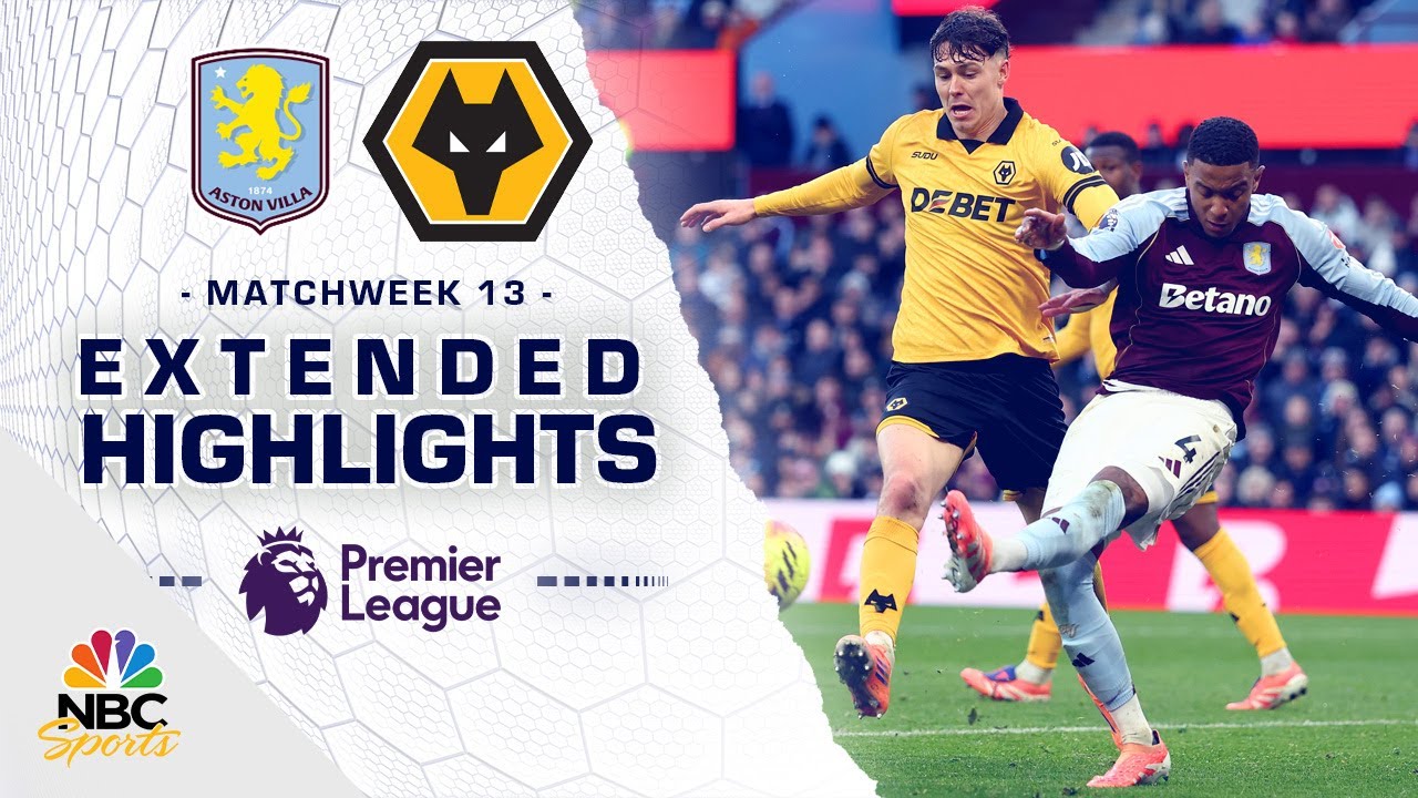 Aston Villa v. Wolves | PREMIER LEAGUE HIGHLIGHTS | 11/30/2025 | NBC ...