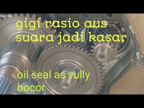 #penyebab suara kasar pada bagian roda belakang motor matic.#gigi rasio ...
