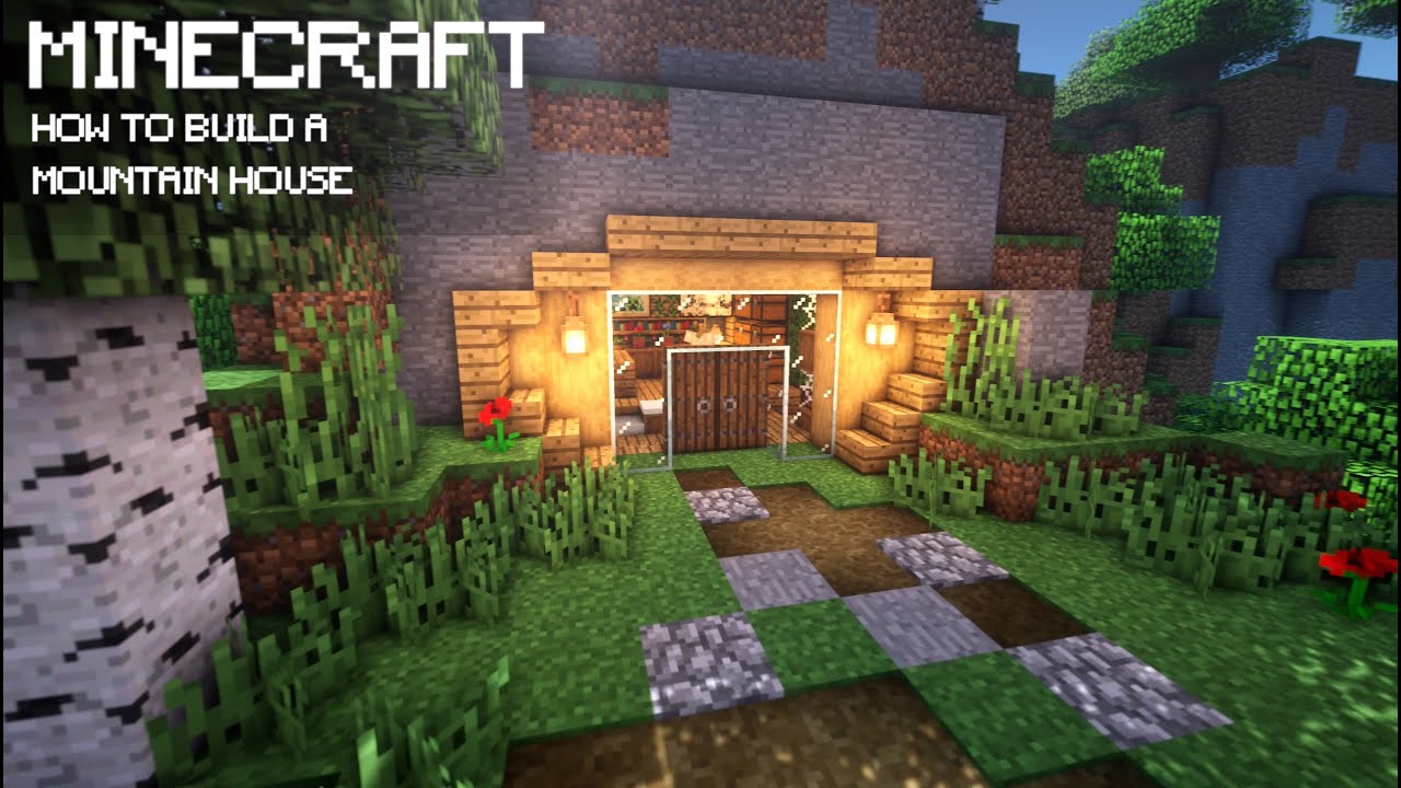 Minecraft: How To Build a Mountain House - YouTube