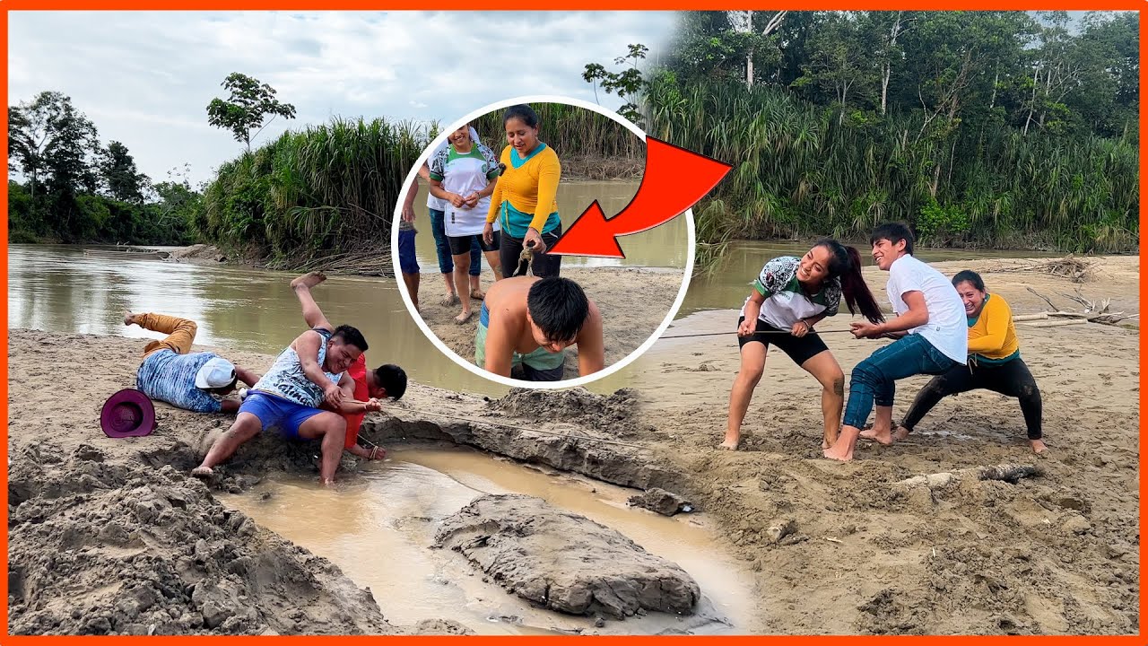 Halada de cabo entre panas un juego muy divertido - YouTube