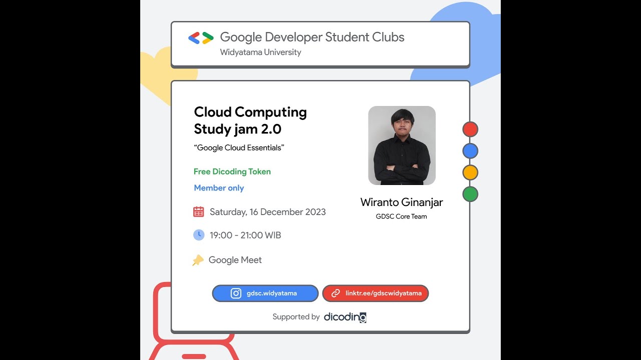 Cloud Computing Study Jam 2.0 : Google Cloud Essentials - YouTube