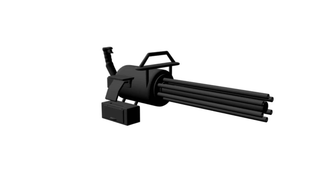 Mini Gun transforming - YouTube