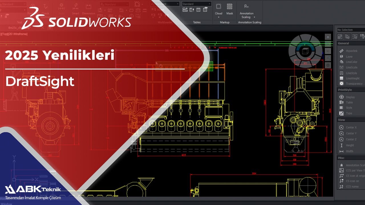 SOLIDWORKS 2025 Yenilikleri - DraftSight - YouTube