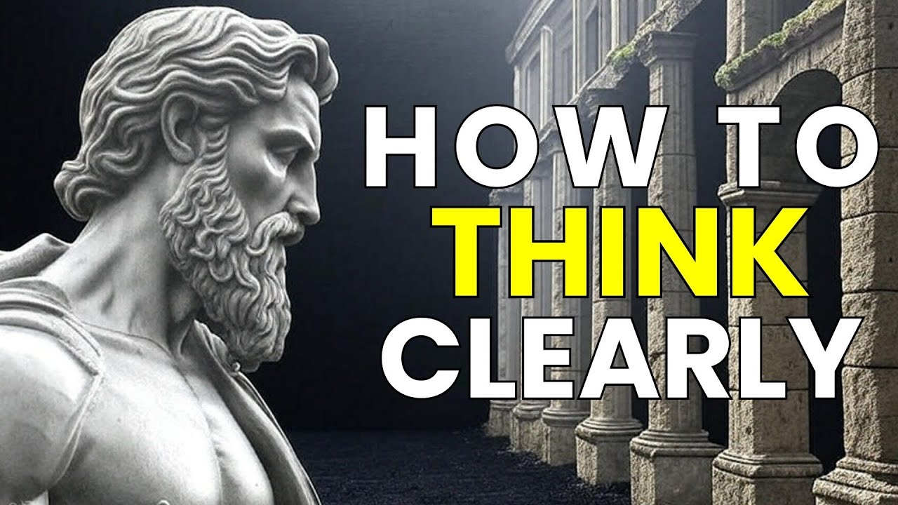 6 Stoic Lessons on the art of THINKING CLEARLY | STOICISM by Marcus ...