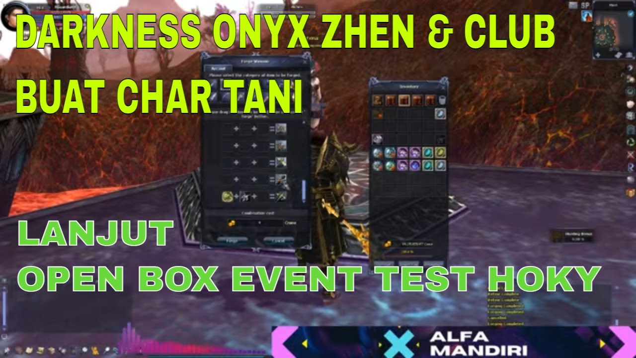 BIKIN DARKNESS ONYX ZHEN DAN CLUB BUAT CHAR FARMING lanjut OPEN BOX EVENT | ROHAN ETERNAL ...
