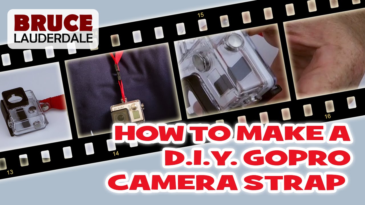How To Make a DIY GoPro Camera Strap - YouTube