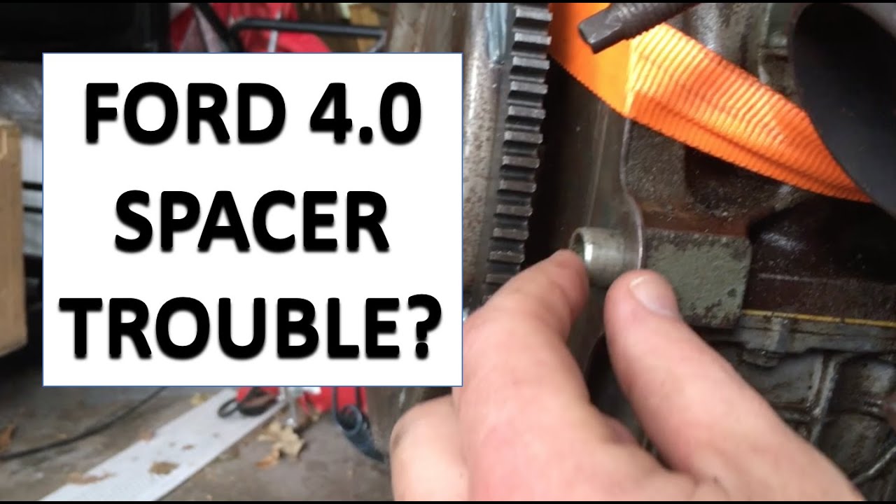 Trick to keep engine spacer in place while remounting engine - YouTube