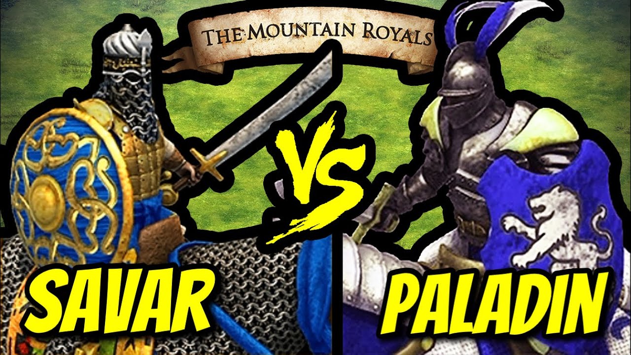 200 SAVARS vs 200 PALADINS (Total Resources) | AoE II: DE - YouTube