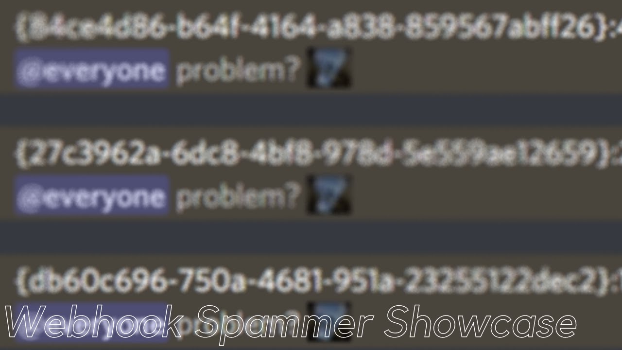Roblox Discord Webhook Spammer (Read Desc) - YouTube