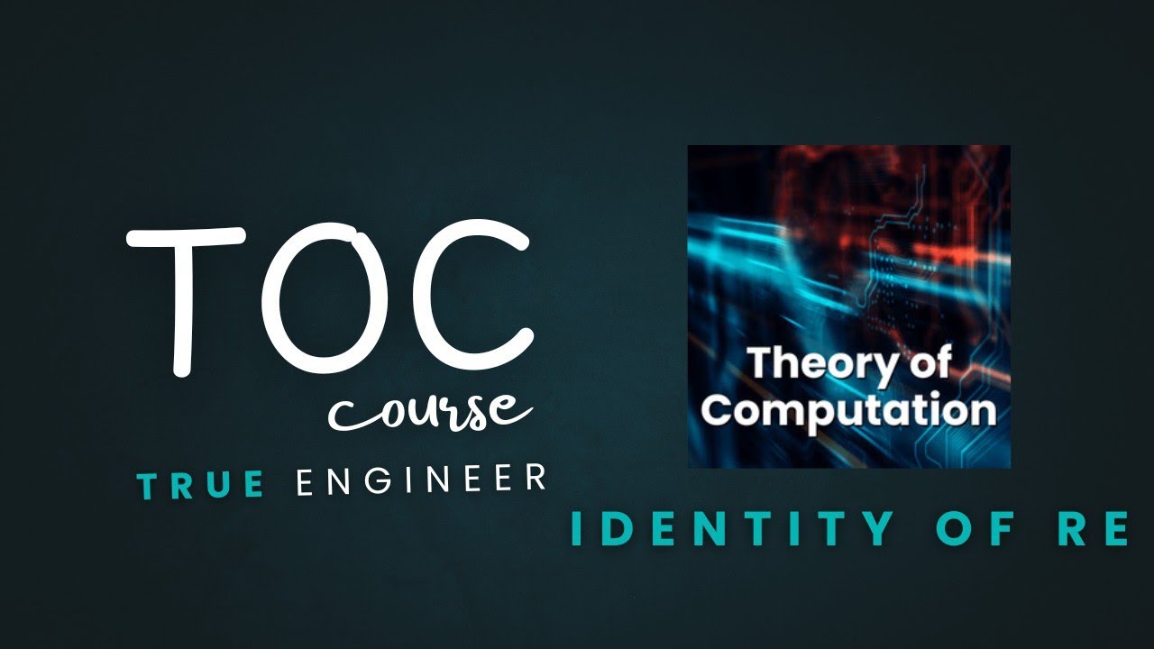 Identity of Regular Expression | Toc Complete Course | True Engineer ...