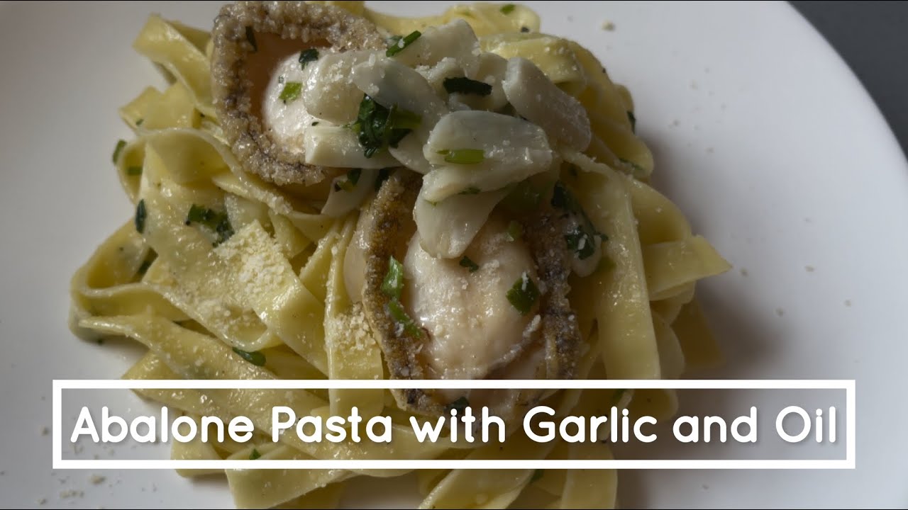 ABALONE PASTA WITH GARLIC AND OIL | HEALTHY PASTA | Anne de Gracious ...