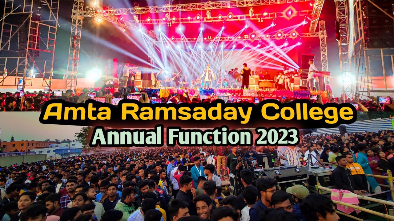Ramsaday College Social Program 2023।।Amta Ramsaday College Annual ...