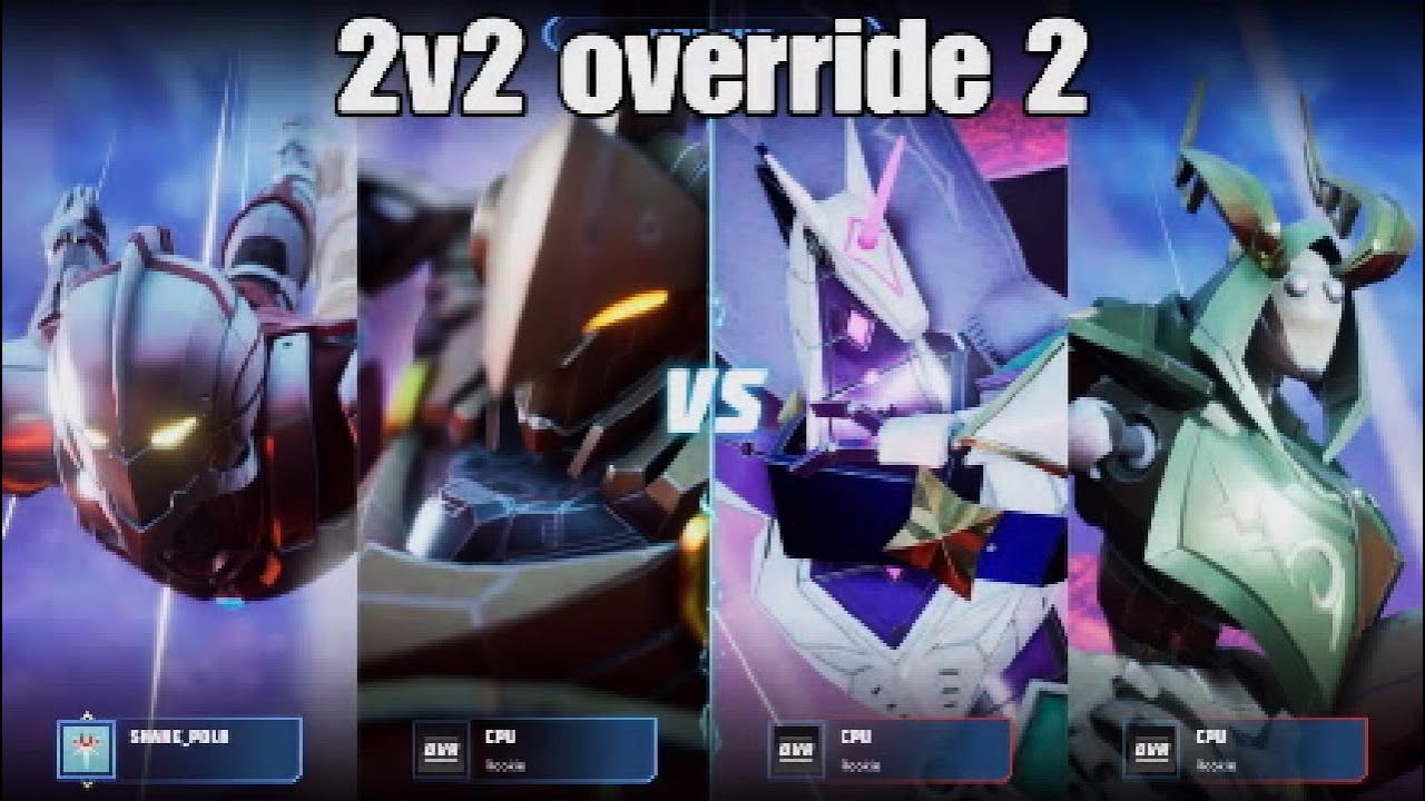 2v2 override 2 battle - YouTube