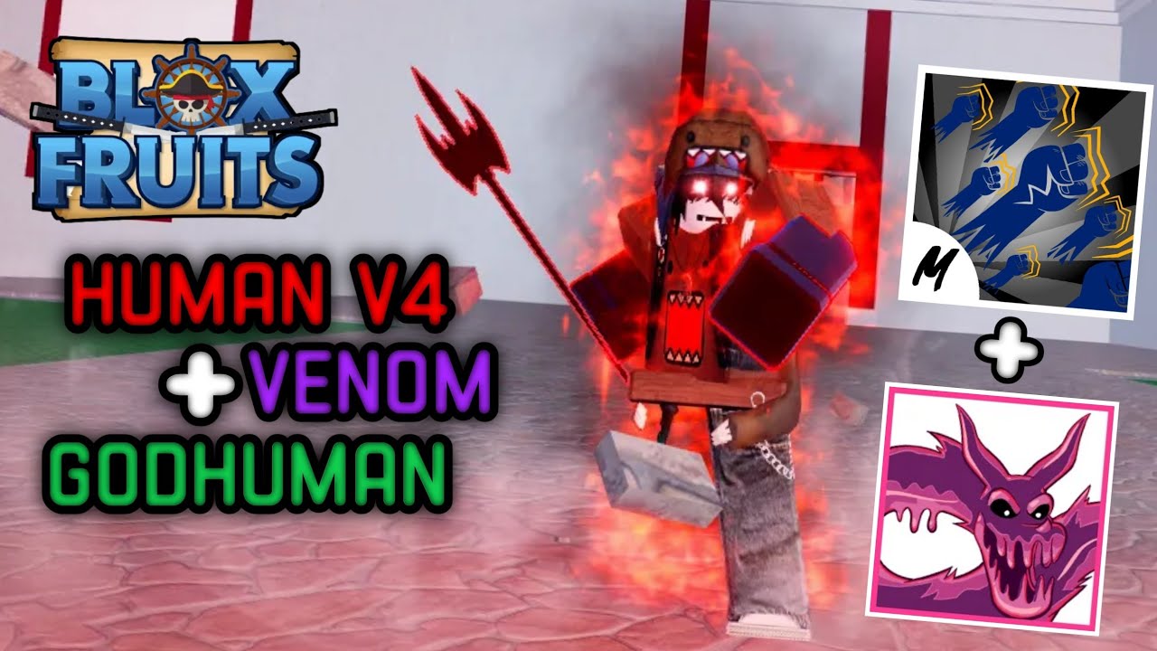 Venom Fruit + God Human | Blox fruits | 30M - YouTube