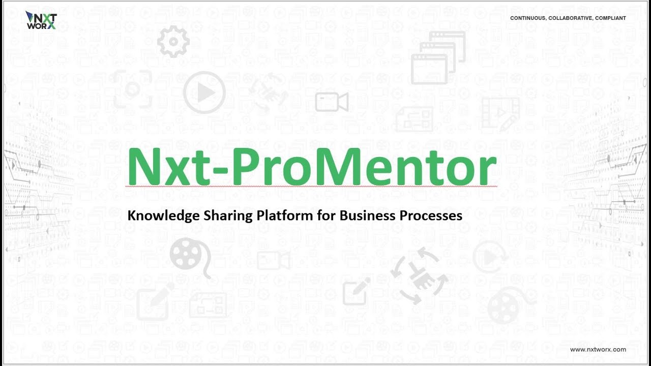 NxtWorx ProMentor - YouTube