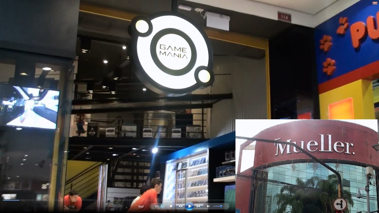 Inaguração Loja Game Mania no Mueller Joinville - YouTube