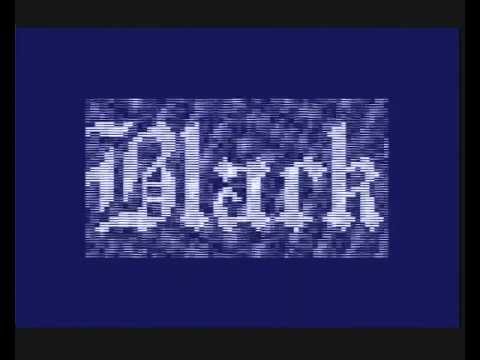 Black intro running on Atari 8-bit at 14MHz - YouTube
