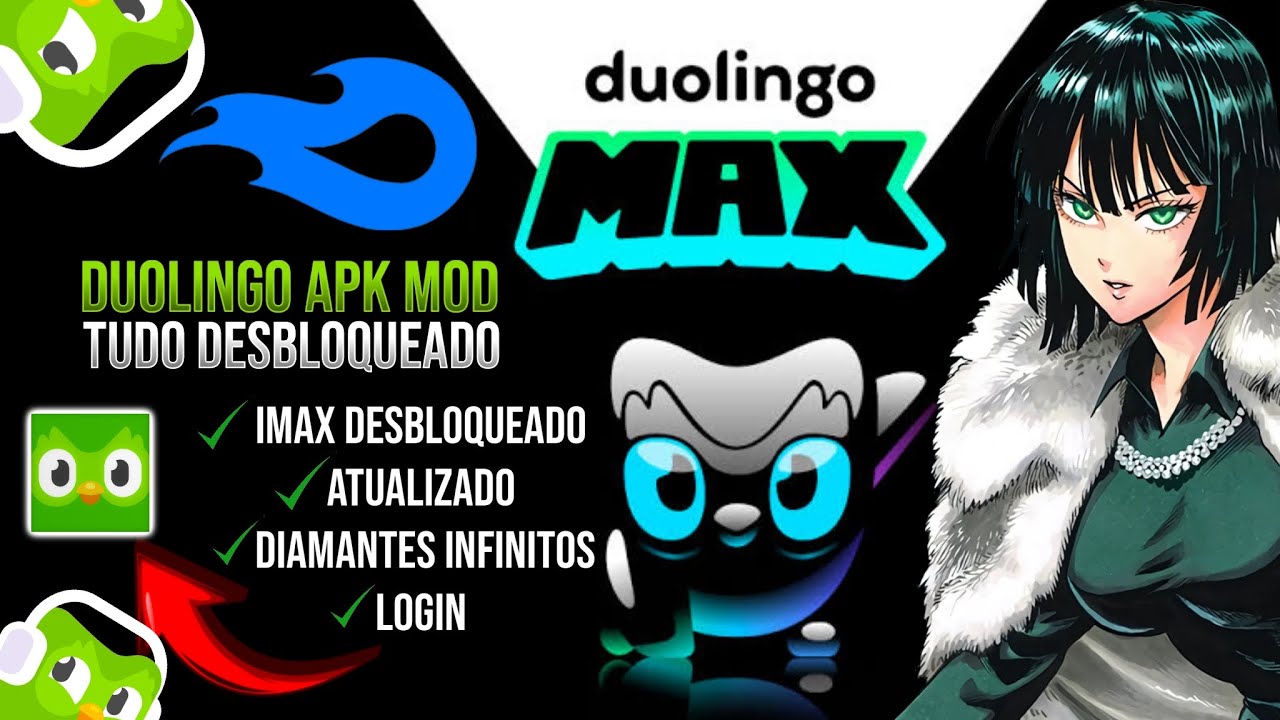 Review do MOD Duolingo APK | Tudo Desbloqueado e Versão Plus Grátis ...
