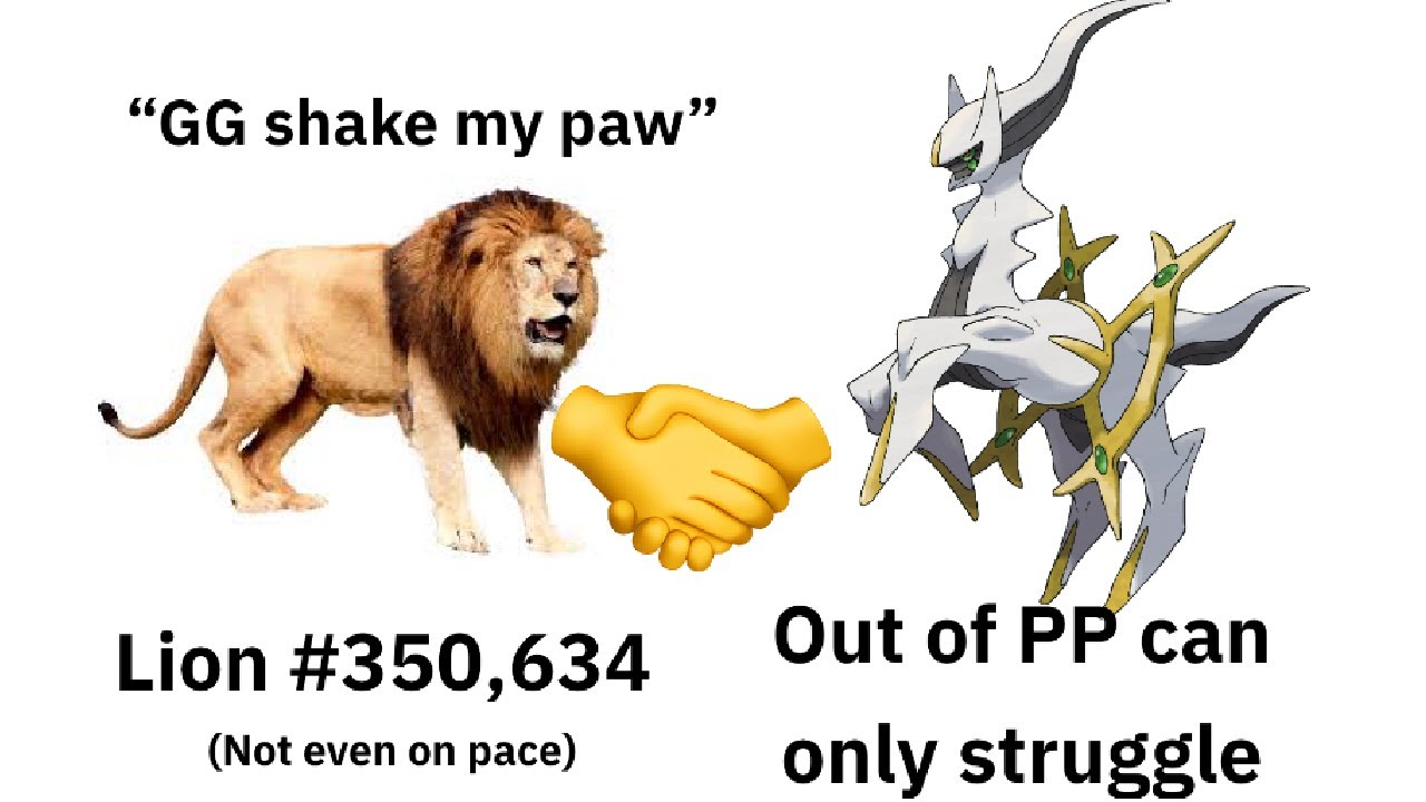 How Many Pokémon Could Each Lion Realistically Defeat? (April Fools ...