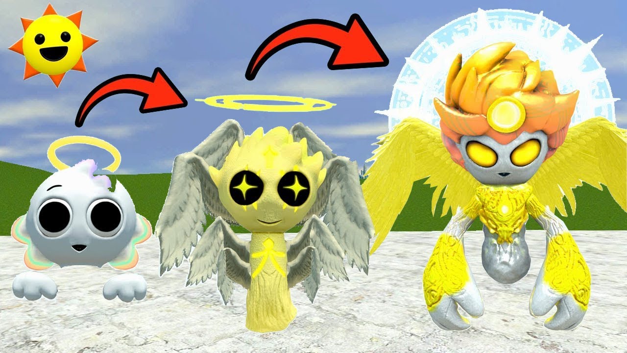 NEW EVOLUTION OF FANMADE ANGEL SPRUNKI PHASE SONG In Garry's Mod - YouTube