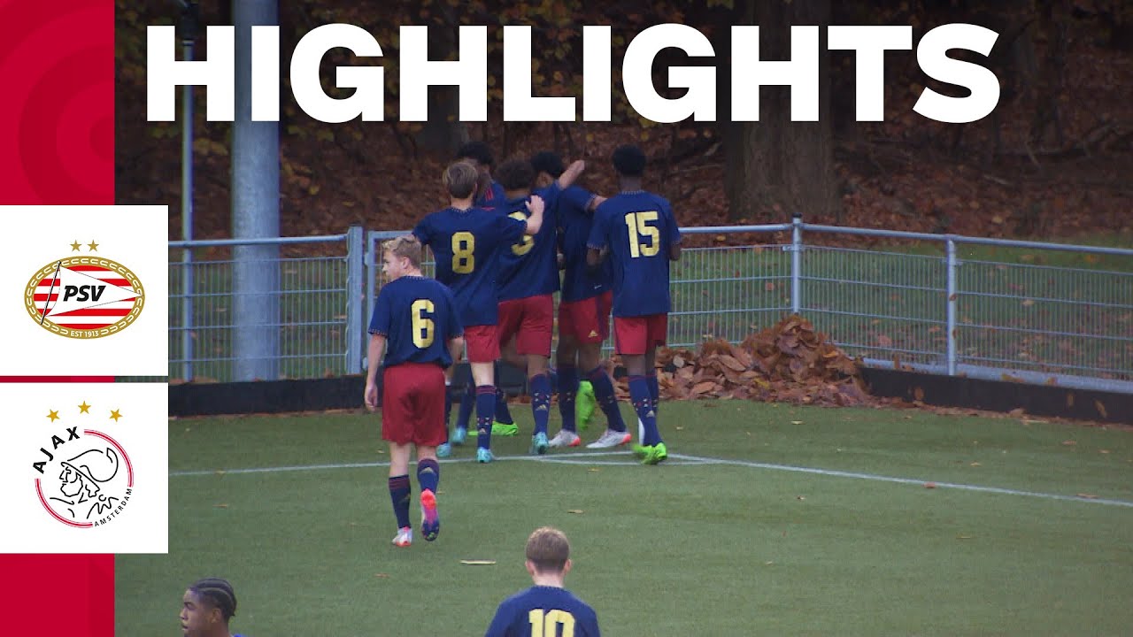 Topper in Eindhoven 🤩 | Highlights PSV O17 - Ajax O17 - YouTube