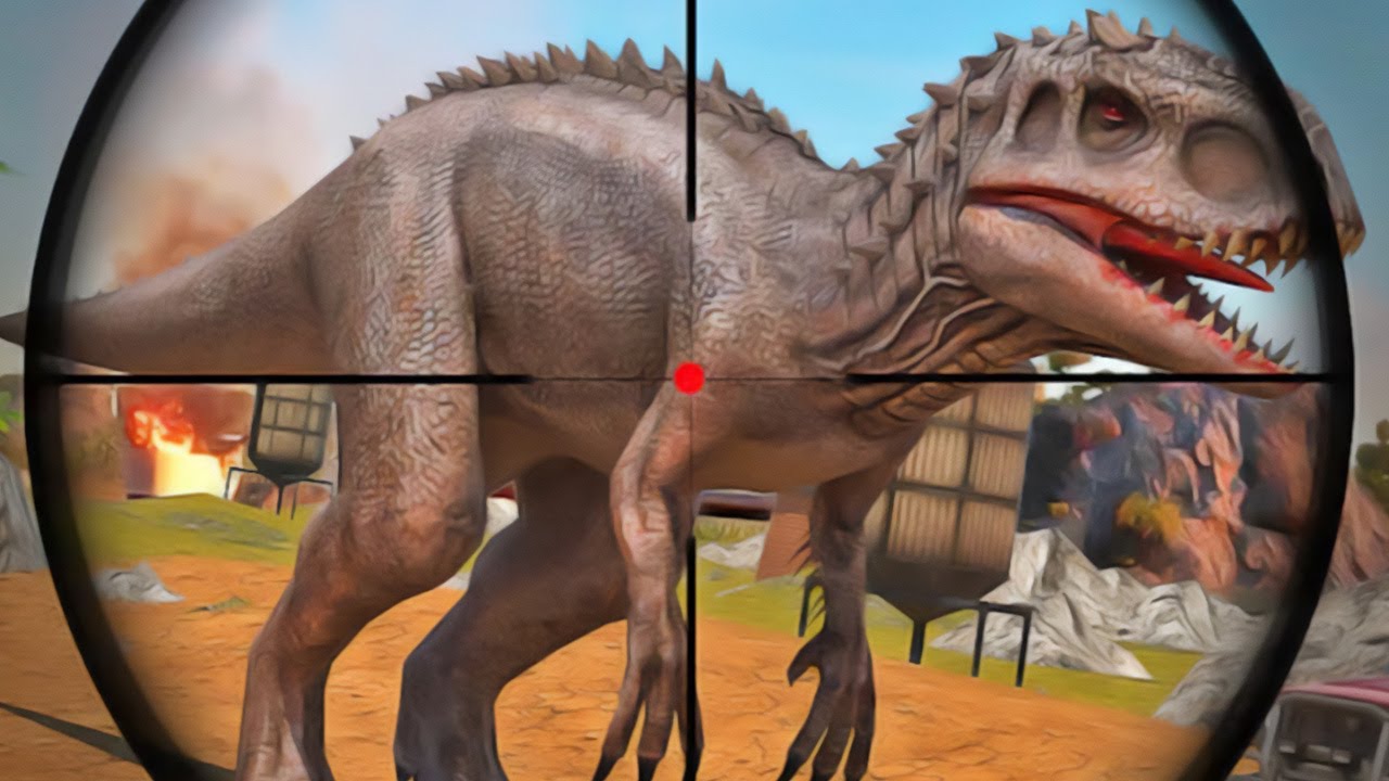 Dinosaur Sniper Shot Android Gameplay #5 Dino Hunter - YouTube