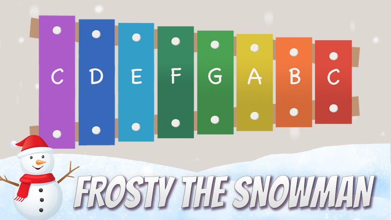 Frosty The Snowman | EASY Xylo Tutorial - YouTube