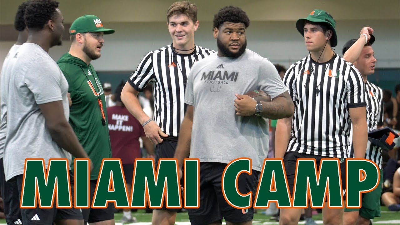 Hurricanes at Miami Camp | Ray Ray Joseph vs Anez Cooper, 1st Look at ...