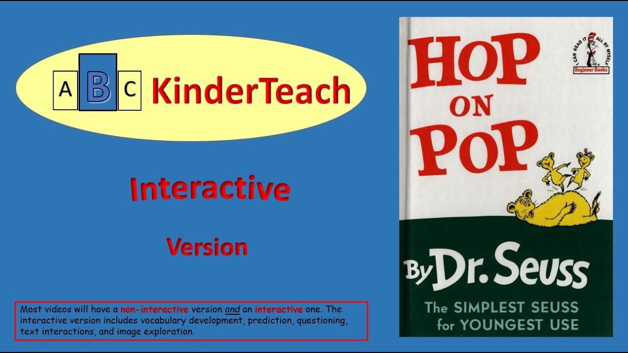 Hop on Pop - Interactive Read Aloud - YouTube