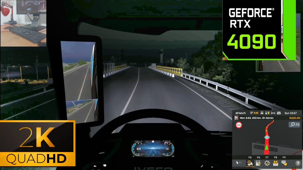 The Most Powerful Euro Truck Simulator 2 IVECO At Night With The ...