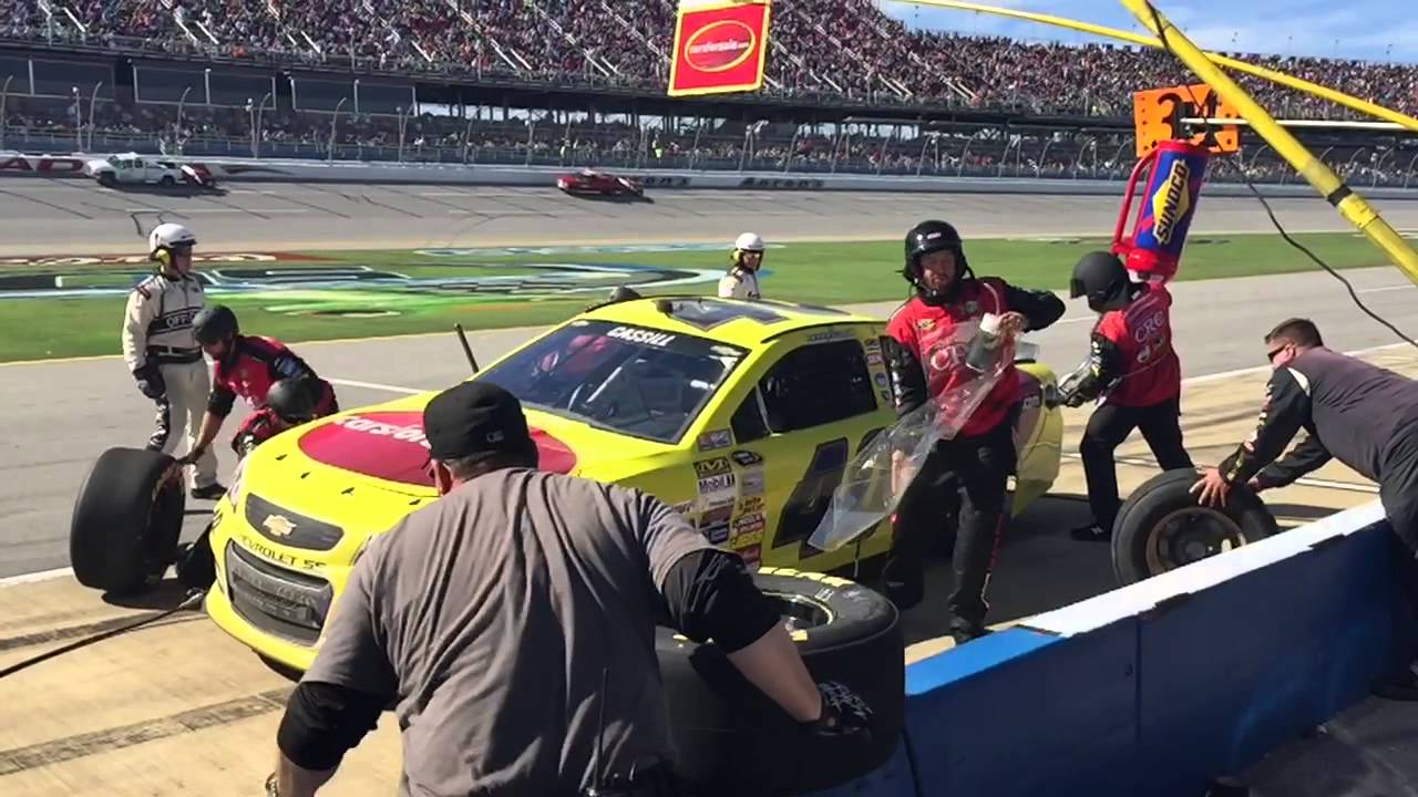 Slo-Mo Hillman Racing Pit Stop - Talladega 10/19/2014 - YouTube