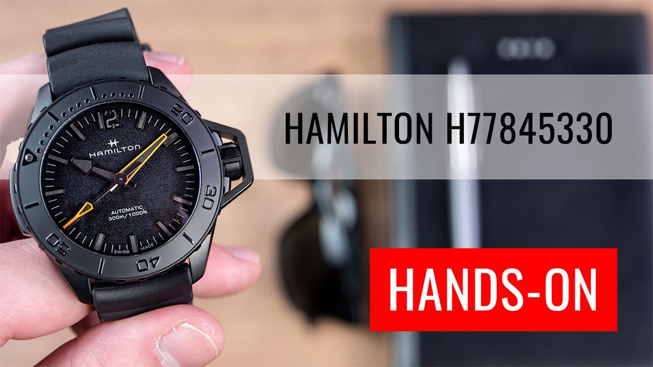 HANDS-ON: Hamilton Khaki Navy Frogman Automatic H77845330 - YouTube