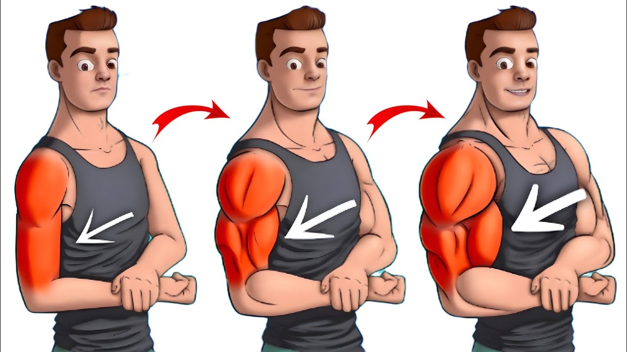 5 Best Biceps Exercises To Build Massive Arms Fast - Fit Myself - YouTube