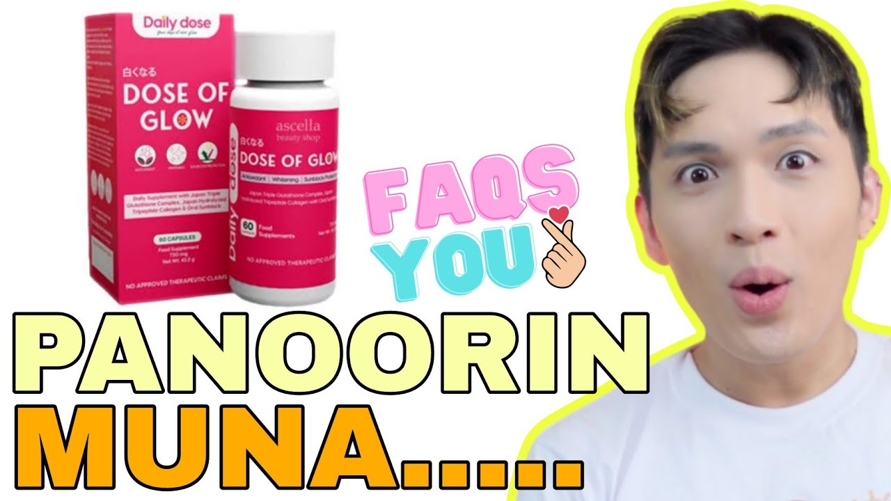 WATCH BEFORE BUYING DOSE OF GLOW GLUTATHIONE ‼️ SIR LAWRENCE #FAQsYOU ...