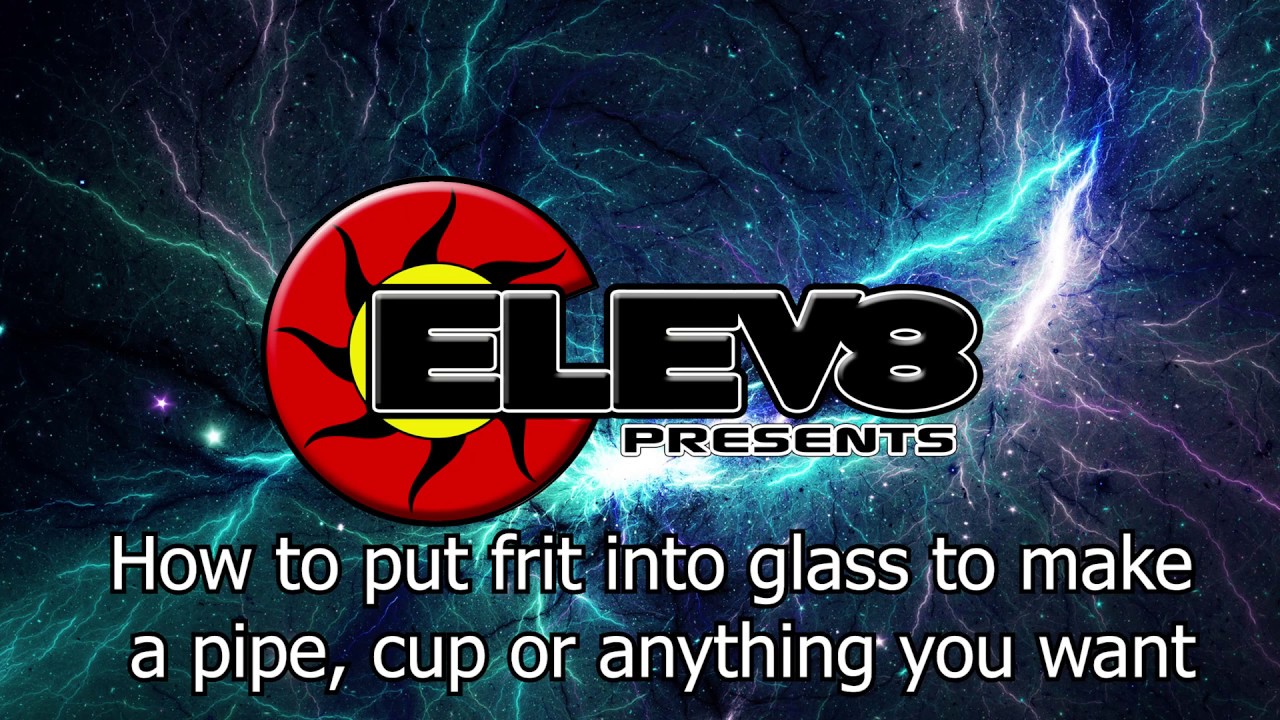 How to Put Frit Into Glass - YouTube