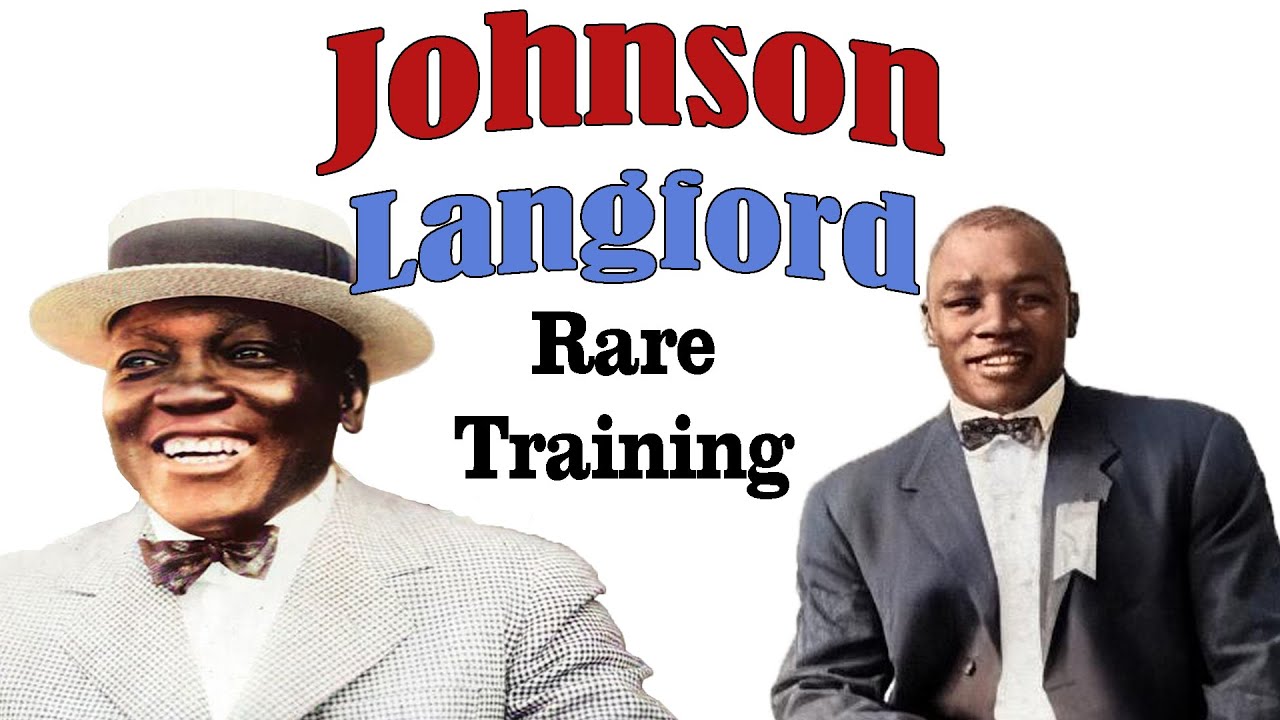 Jack Johnson & Sam Langford RARE Training in COLOR - YouTube