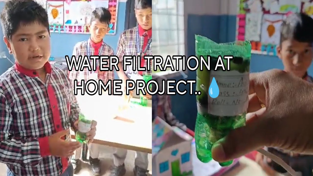 Homemade Water Filter Science Project | Water filtration # ...