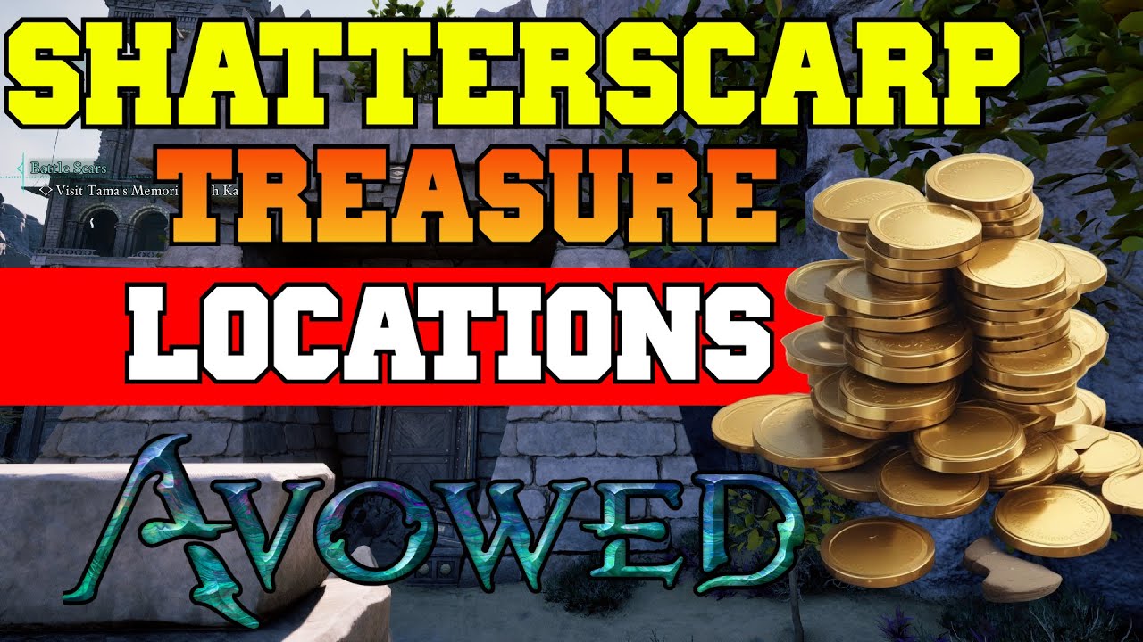 All Shatterscarp Treasure Locations (Treasure Maps) - Avowed - YouTube