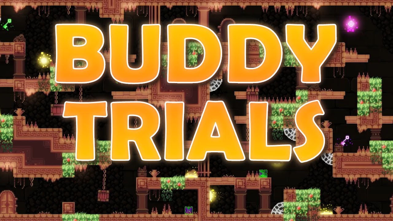 2 PLAYER PLATFORMER | "Buddy Trials" 100% | Hard Platformer Demon | Geometry Dash 2.2 - YouTube