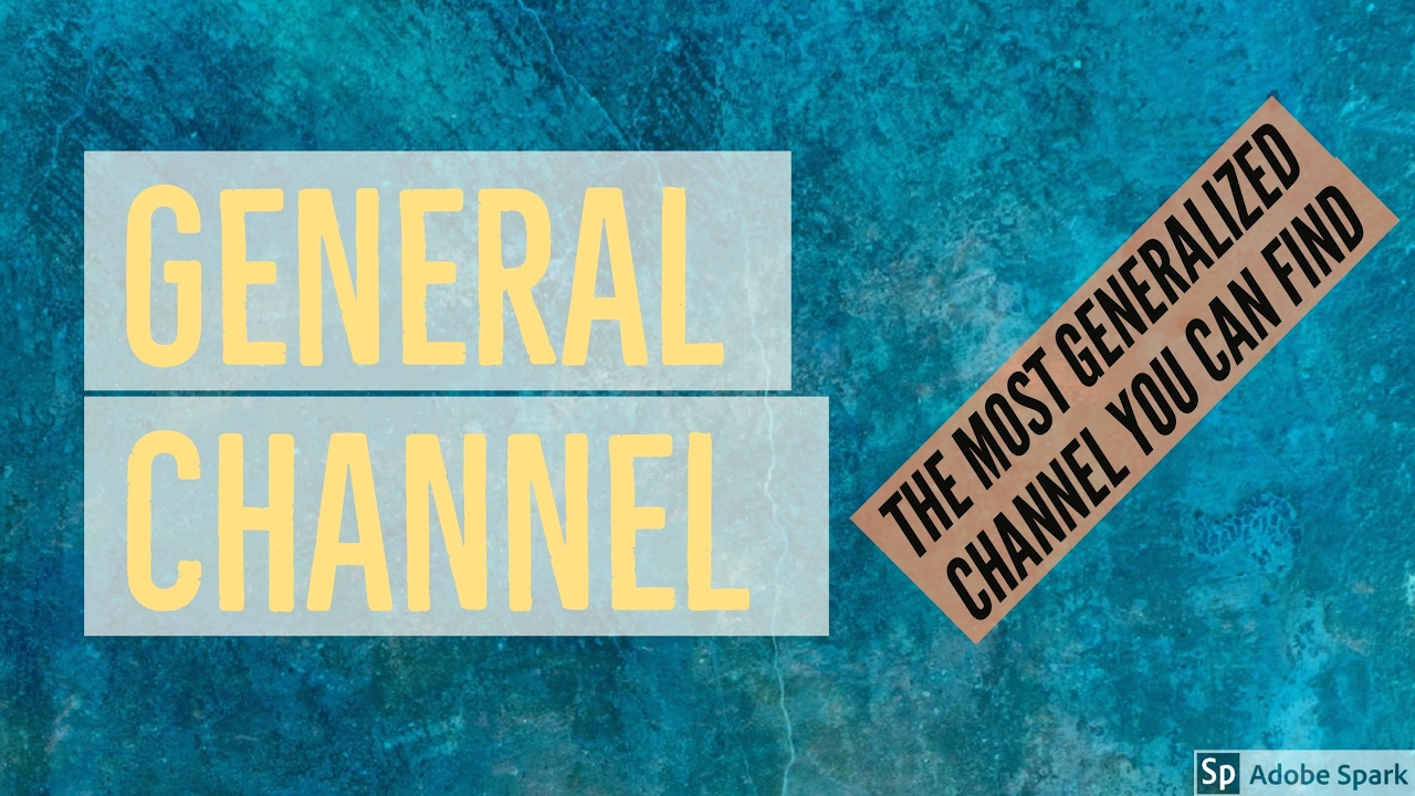 THE GENERAL CHANNEL Live Stream - YouTube
