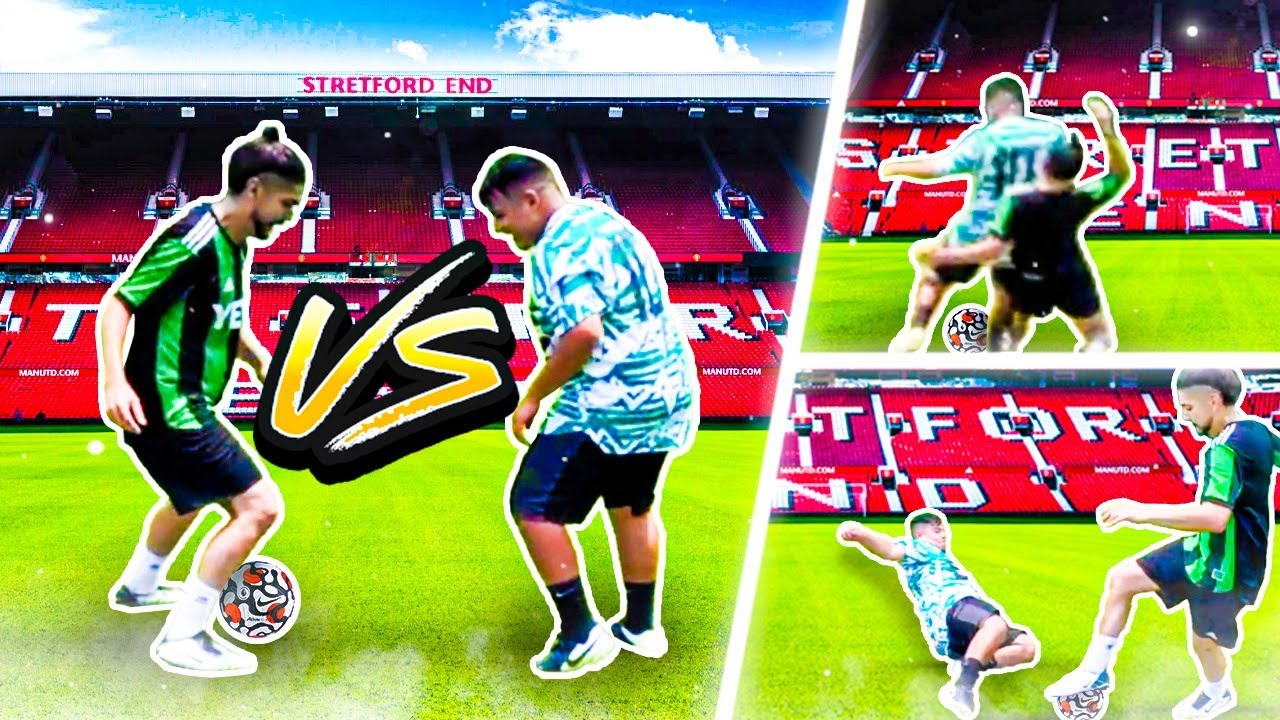 I challenged him to an IRL FOOTBALL/SOCCER match & this happened ...